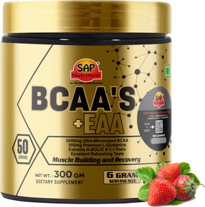 SAP Nutrition BCAA Supplement for Men, Muscle Recovery & Endurance BCAA ...