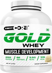 Body Core Science Gold Whey Muscle Development-2Kg(Vanilla) Whey ...