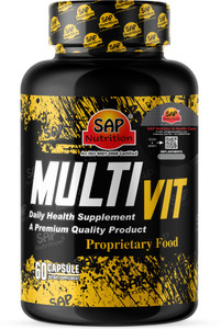 SAP Nutrition Multi Vit 60 Capsules Multivitamin For Men EAA (Essential ...