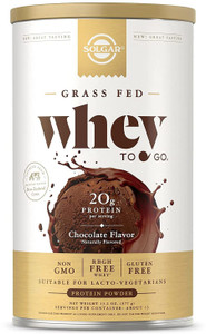Solgar Whey To Go Protein Powder* Natural Chocolate Flavor 16 oz Whey ...