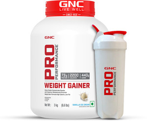 GNC Pro Performance Weight Gainer & White shaker Weight Gainers/Mass ...