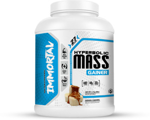 immortal Hyperbolic Mass Gainer Banana Caramel 6lbs Weight Gainers/Mass ...