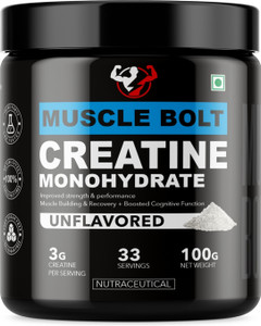 MUSCLEBOLT Micronised Creatine Monohydrate Lab Tested Enhanced ...