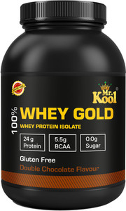 Mr.Kool 100% Whey Gold/Whey Protein Isolate Powder Double Chocolate 1 ...