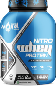 MUSCLE MARVEL NUTRITION Nitro Whey Protein 2kg Red Velvet Muscle ...