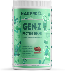 Nakpro GEN-Z Protein Shake for Teenagers | Premium Blend of WPI, WPC ...