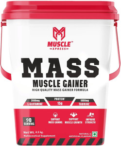MUSCLE XPRESS MASS MUSCLE GAINER (HIGH QUALITY MASS GAINER 4.5KG Weight ...