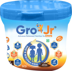 Gro Jr Cho 200gm Whey Protein Price in India - Buy Gro Jr Cho 200gm ...