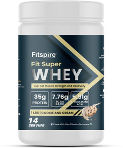 Fitspire Fit Super Whey Protein | 35g Protein | 7.8g BCAA | Muscle ...