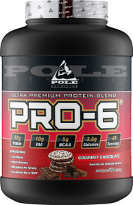 Pole Nutrition POLE PRO-6 PROTEIN BLEND GRURMET CHOCOLATE Whey Protein ...