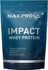 Nakpro Impact Whey Protein Isolate & Concentrate, 24g Protein ...