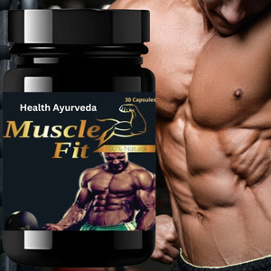 Health Ayurveda Muscle Fit ,Natural Muscle Growth & Body Weight ...