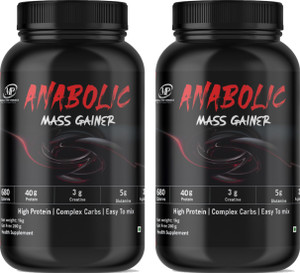 Muscle Performance MP-ANABOLIC MASS GAINER 1KG PACK OF 2 Weight Gainers ...