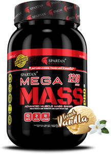 Spartan Mega Mass Pro High Protein & Calorie Mass Gainer Powder (French ...