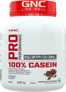 GNC Pro Performance 100% Micellar Casein | Chocolate Supreme | 2 lbs ...