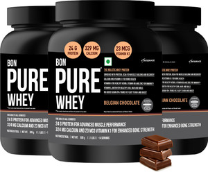 BON PURE WHEY Holistic Whey Protein with Vitamins-Minerals for Muscle ...