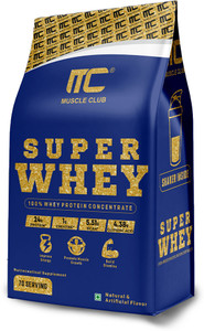 Muscle Club Super Whey Protein Concentrate - 70 Pouches Whey Protein ...