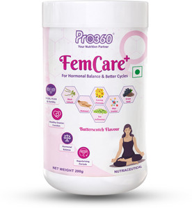 PRO360 FemCare+ PCOS PCOD Women Protein Powder for Hormonal Balance ...