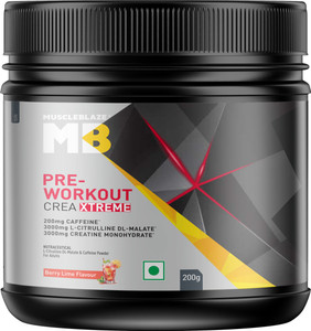 MUSCLEBLAZE Pre Workout Crea-Xtreme with 3000mg Creatine Monohydrate ...