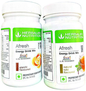 Herbalife Nutrition AFRESH ENERGY DRINK MIX-TULSI AND ELAICHI Protein ...
