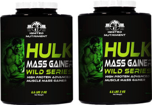 IGNITED NUTRIMENT Hulk Mass Gainer For Muscles Mass Gain With Calories ...