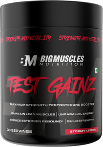 BIGMUSCLES NUTRITION Test Gainz | Maximum Strength Testosterone Booster ...