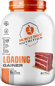muscle ooze Loading Gainer 2.7Kg Red Velvet Flavor 27 Serving for ...