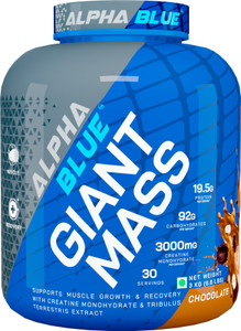 ALPHABLUE Giant Mass Supports Muscle Growth & Recovery With Creatine ...