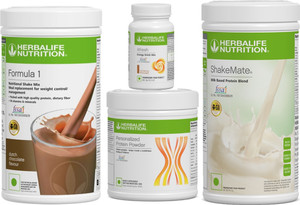 HERBALIFE Shake Chocolate Flavour, Afresh Cinnumon Protein powder 200g ...