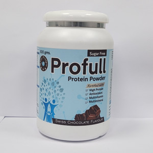 Profull Protein Powder|500gms|Sugar-Free|Chocolate Flavour Whey Protein ...