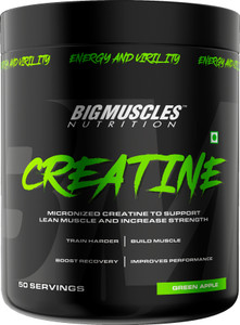 BIGMUSCLES NUTRITION Creatine Monohydrate [50 Servings] | Supports Lean ...