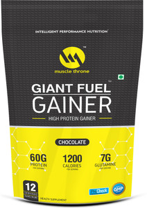 Muscle Throne GIANT FUEL GAINER CHOCOLATE Whey Protein Price in India ...