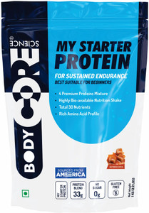 Body Core Science BCS My Starter Protein 1Kg Butter-Scotch Whey Protein ...