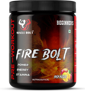 MUSCLEBOLT Beginners Pre-Workout Supplement Creatine Monohydrate,Beta ...