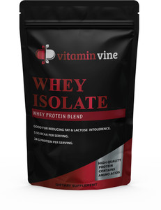 Vitaminvine 100% Whey Protein Isolate Supplement Powder (OL320) Whey ...