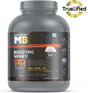 MUSCLEBLAZE Biozyme Whey PR with Creatine Monohydrate & AstraGin Whey ...