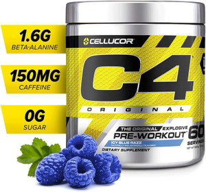 Cellucor C4 ORIGINAL EXPLOSIVE PRE-WORKOUT ( ICY BLUE RAZZ Flavor) 60 ...