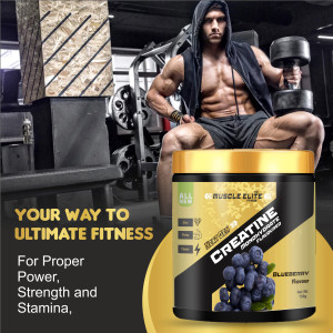 MUSCLE ELITE FITNESS Creatine Monohydrate Strength,100% Pure, Muscle ...