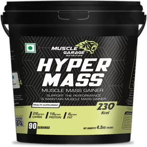 Muscle Garage HYPER MASS MUSCLE MASS GAINER Weight Gainers/Mass Gainers ...