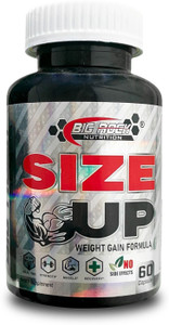 BIG ROCK NUTRITION Size Up Weight Gainer Capsules | Muscle Mass Formula ...