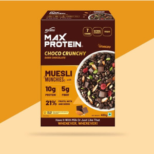 RiteBite Max Protein Choco Crunchy Muesli 480Grm Protein Cereal Price ...