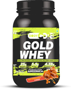 Body Core Science Gold Whey Green-1Kg(Butterscotch) Whey Protein Price ...