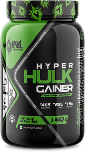 MUSCLE MARVEL NUTRITION Hyper Hulk Gainer 1kg Malai Kulfi Solid Weight ...