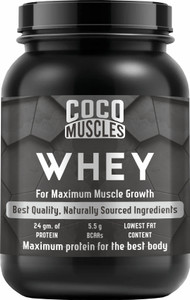 Coco Muscles Whey Protein - Builds Lean Muscle Mass Whey Protein Price ...