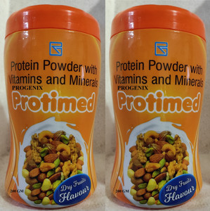 Progenix Protimed Dryfruit Protein Powder Vitamin B12 Nutrition Stamina ...