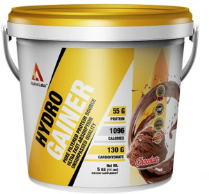 Alpha Labz Hydro Gainer With 55g Protein For Muscle Mass Gain, Strength ...