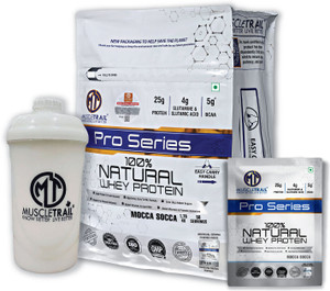 Muscle Trail Pro Series |58 Pouches |Low carb & Fat |Shaker Inside |25g ...