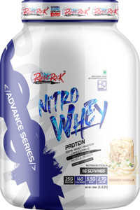 RONNIROCK Nitro Whey Protein 2kg Spanish Vanilla Flavor Increase ...