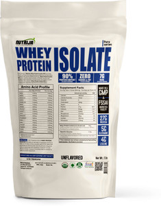 NutriJa WHEY PROTEIN ISOLATE 90%™ - Zero Carb & Zero Fat - 2lbs ...