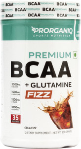Prorganiq BCAA Fizz - Pre/Post & Intra Workout Energy Drink Supplement ...